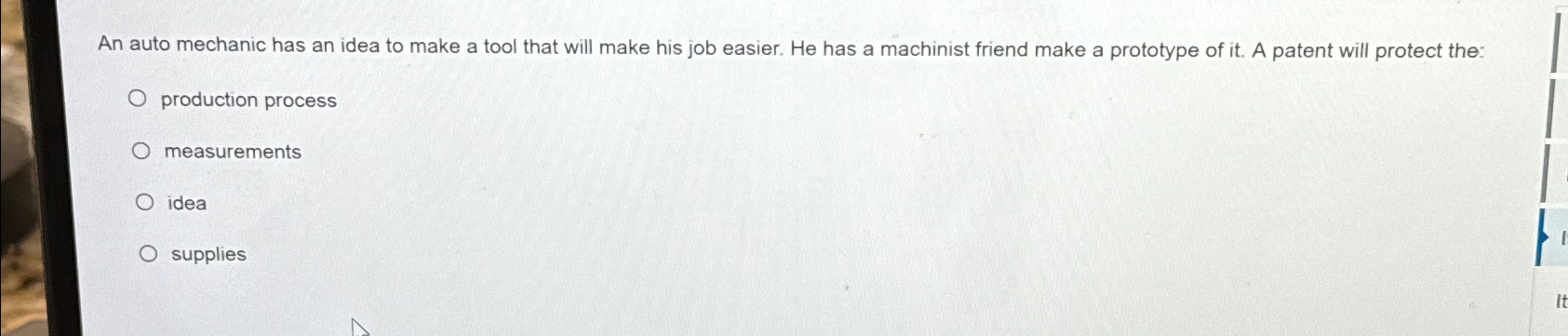 Solved An auto mechanic has an idea to make a tool that will | Chegg.com