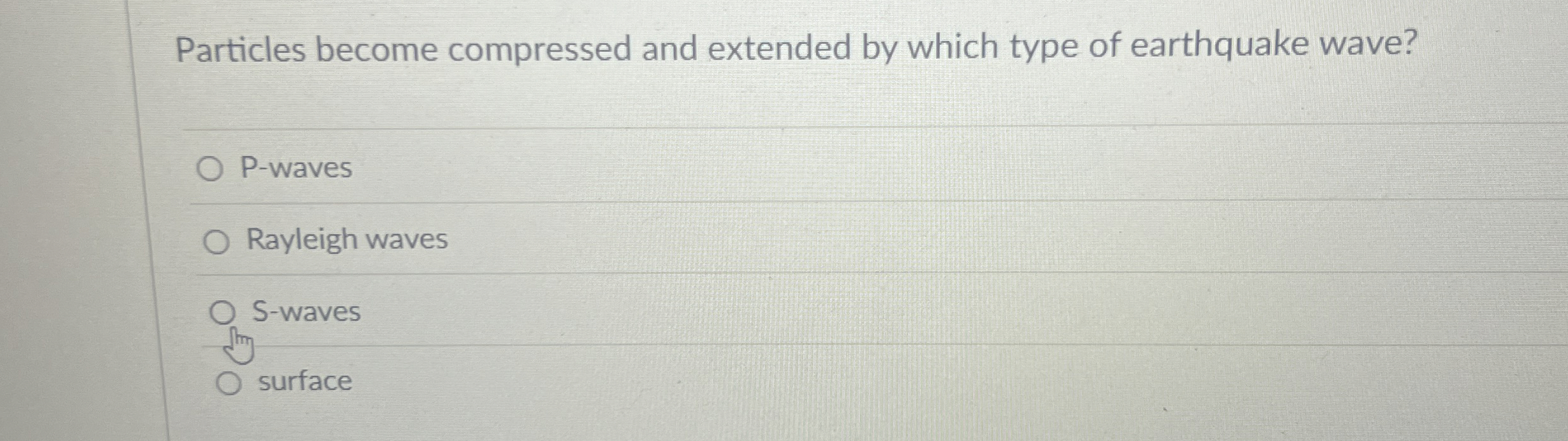 Solved Particles become compressed and extended by which | Chegg.com