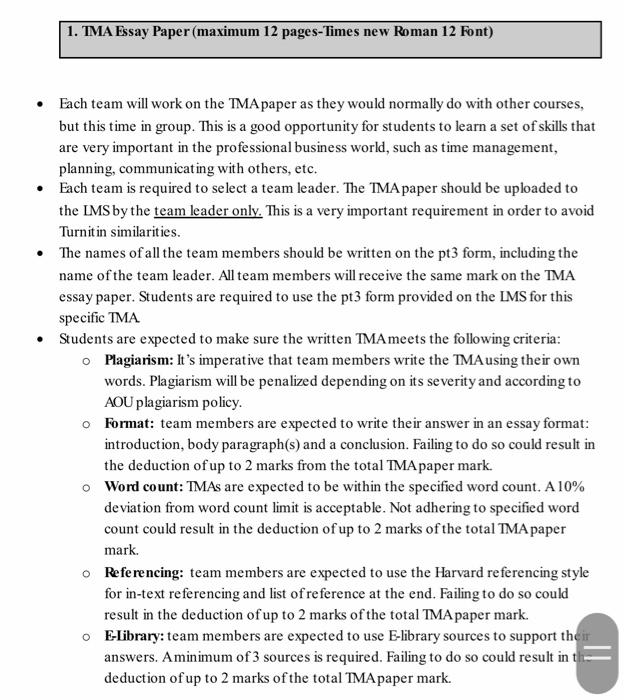 Solved I IMA Topic overview: Business Plan One vehicle for | Chegg.com