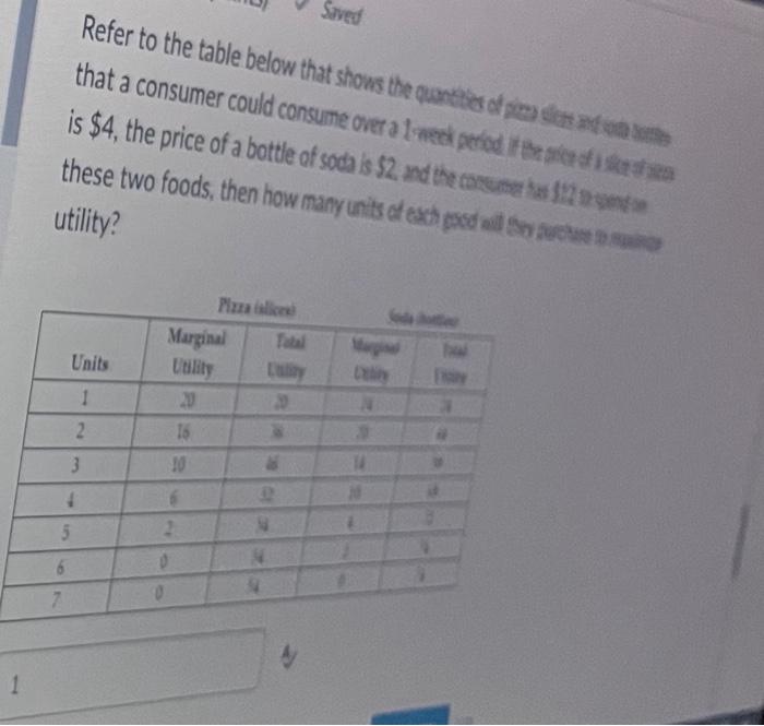 Solved utility? | Chegg.com