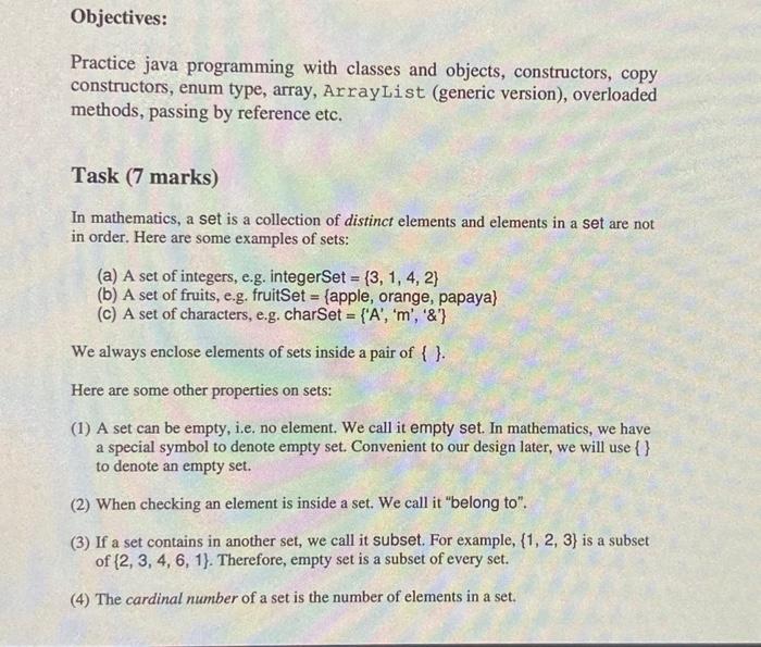 Solved Objectives Practice Java Programming With Classes