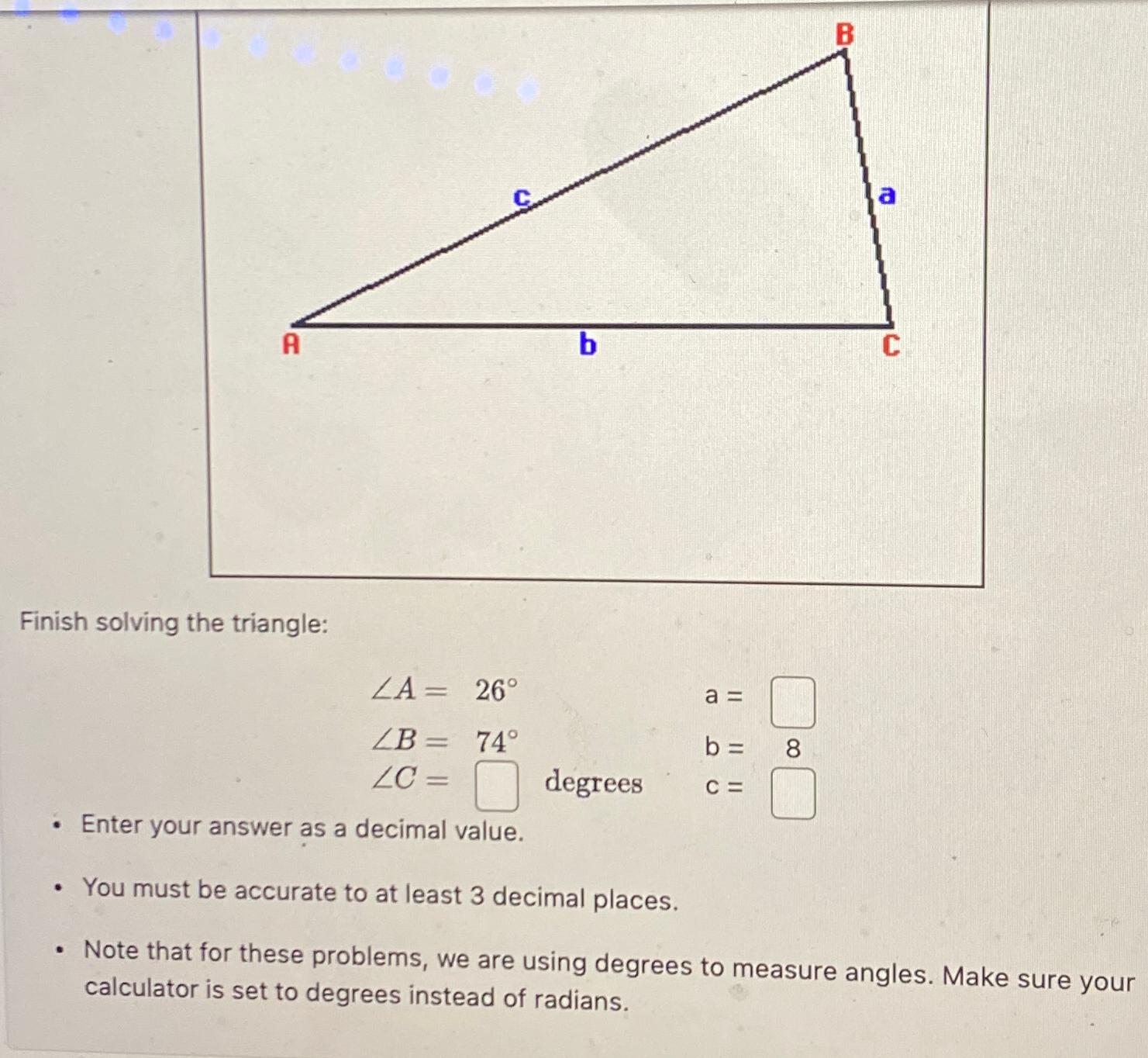 Solved Finish solving the | Chegg.com