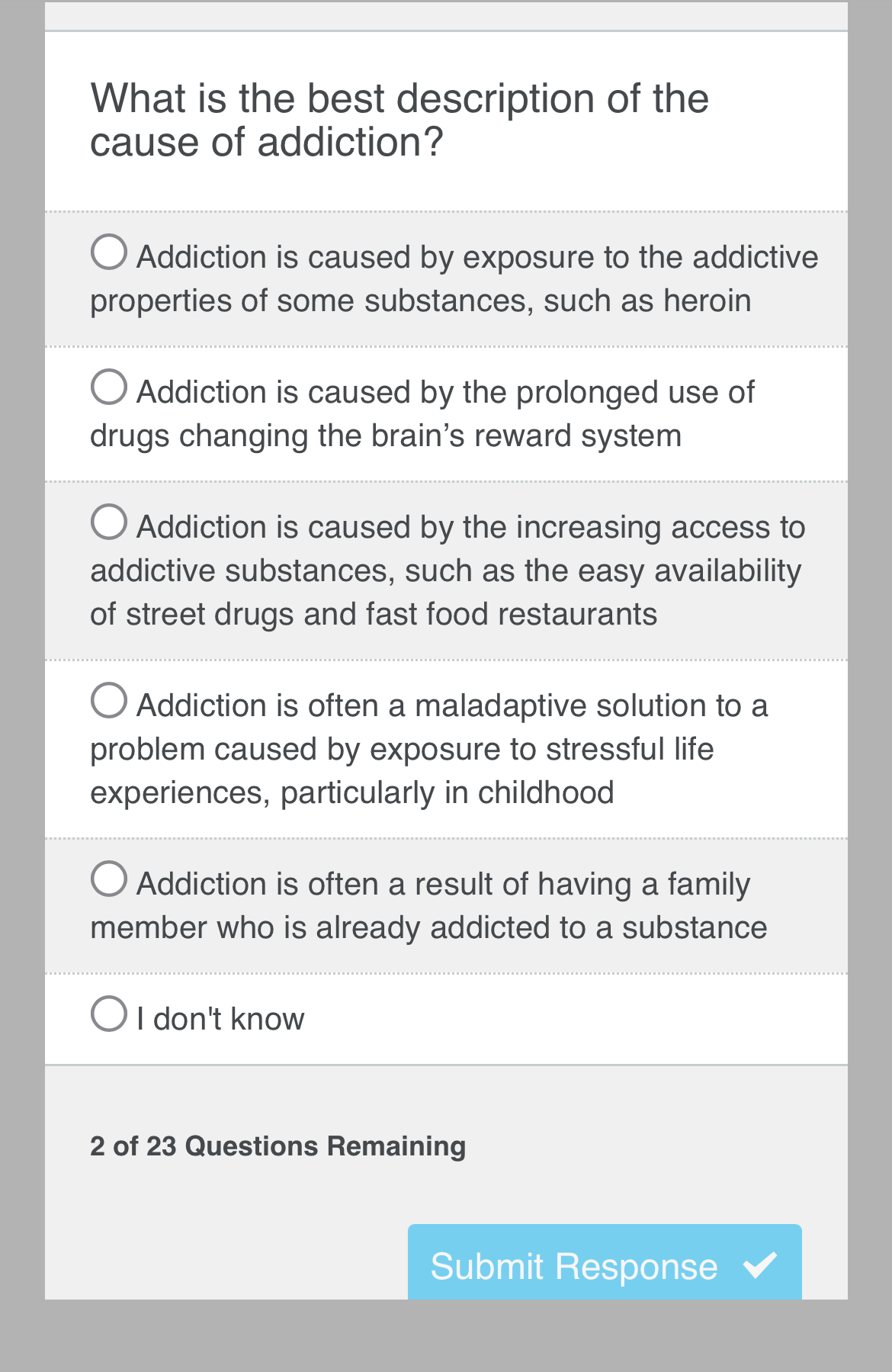 Solved What is the best description of the cause of | Chegg.com