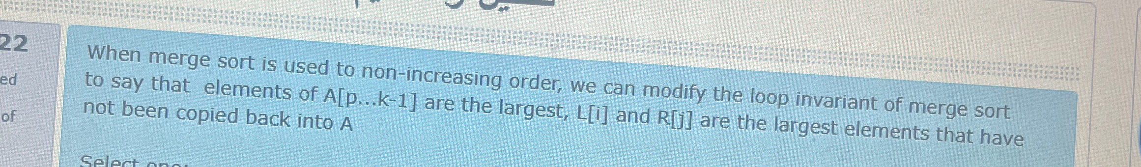 Solved When merge sort is used to non-increasing order, we | Chegg.com