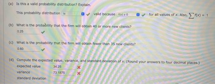 (a) Is this a valid probability distribution? | Chegg.com