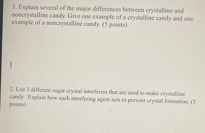 Solved 1. Explain several of the major differences between | Chegg.com