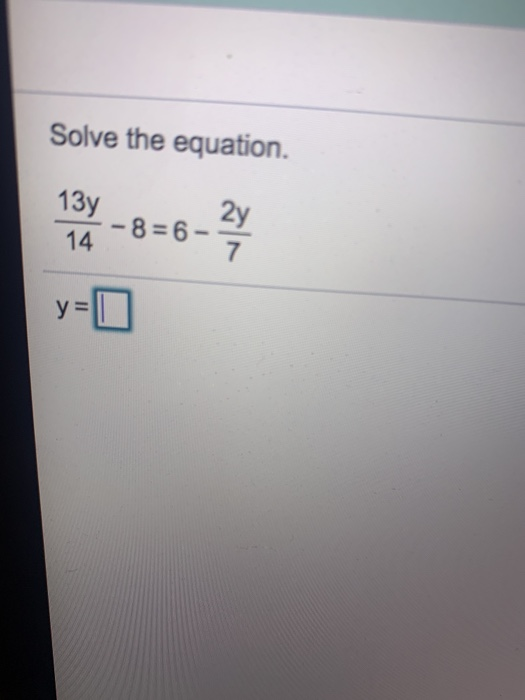 Solved Solve the equation. 쐞 86-쪽 | Chegg.com