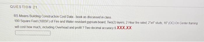 Solved RS Means Building Construction Cost Data - book as | Chegg.com