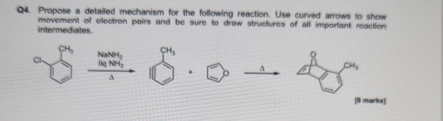 Solved Q4. Propose a detailed mechanism for the following | Chegg.com
