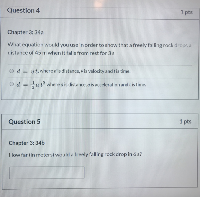 Solved Question 4 1 pts Chapter 3:34a What equation would | Chegg.com