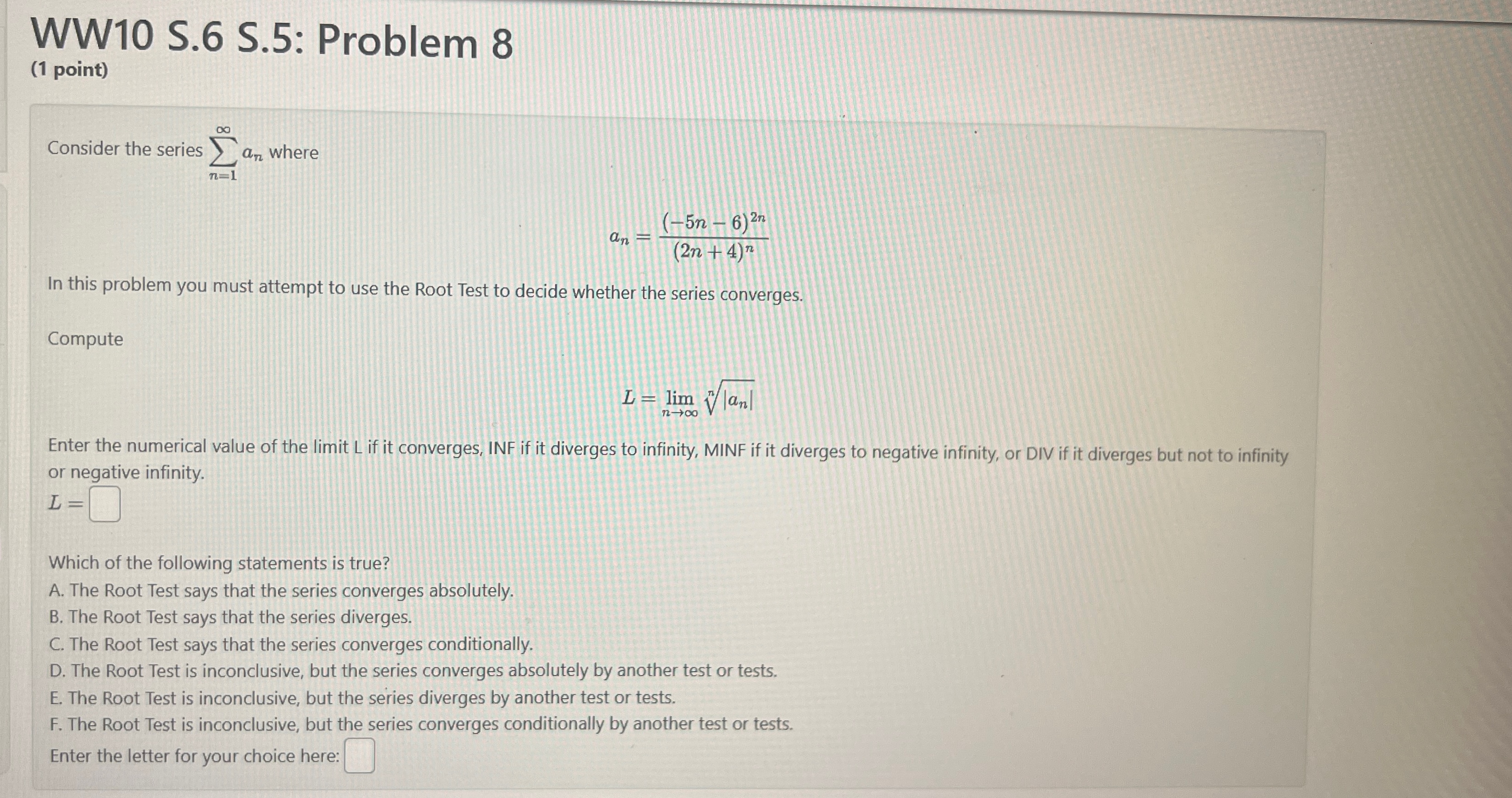 Solved WW10 ﻿S. 6 ﻿S.5: Problem 8(1 ﻿point)Consider the | Chegg.com