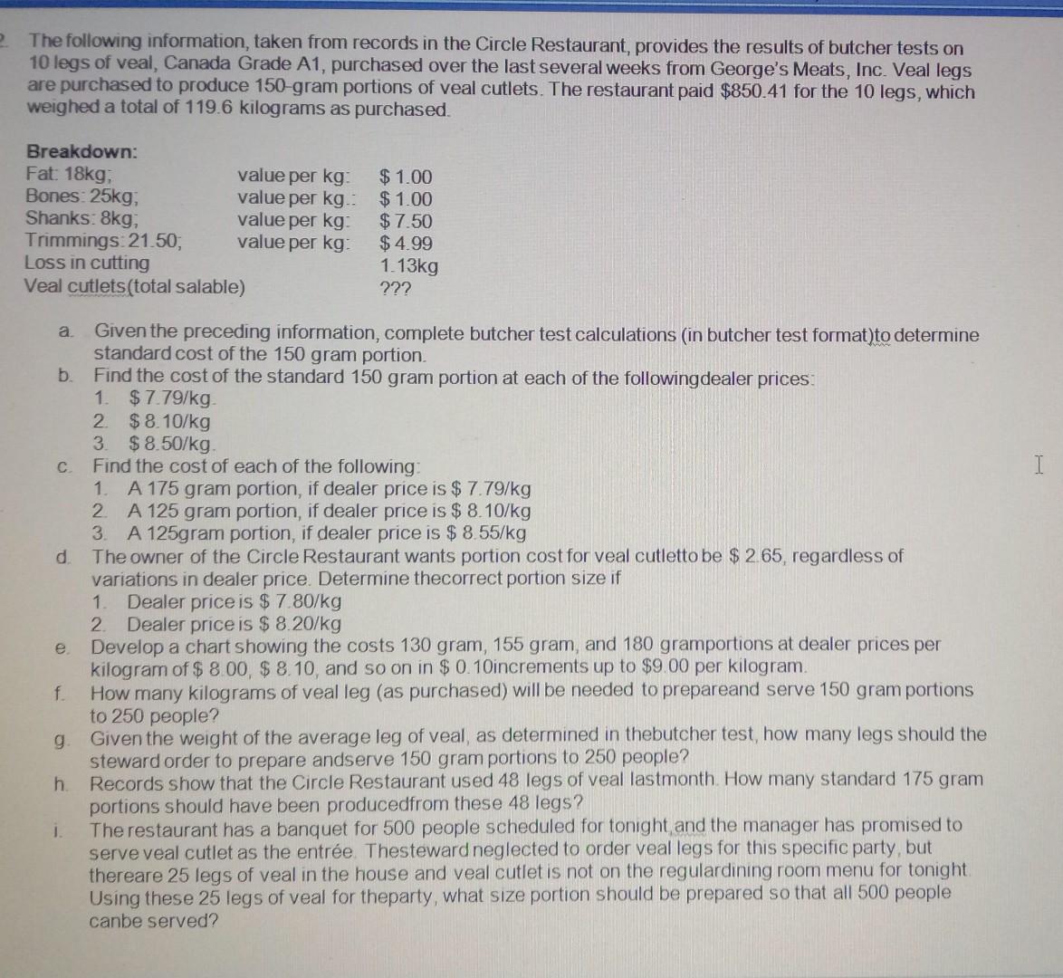 Solved The following information, taken from records in the | Chegg.com
