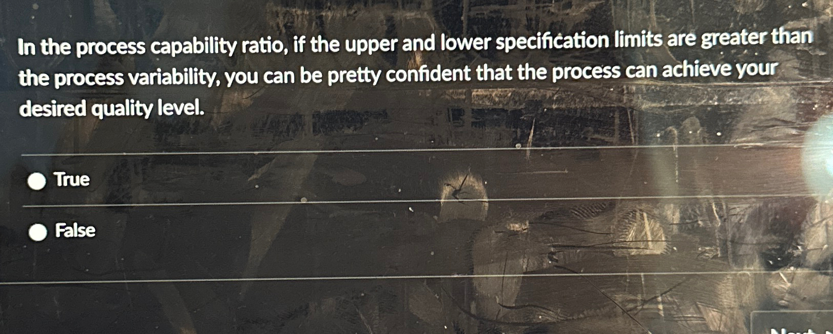 Solved In the process capability ratio, if the upper and | Chegg.com