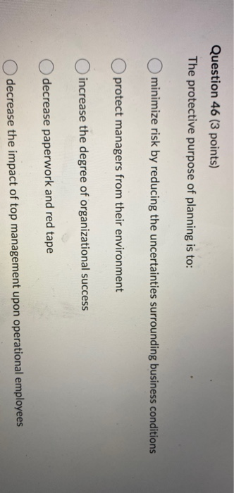 Solved Question 43 (3 points) The classical perspective on | Chegg.com