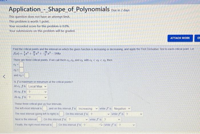 Solved Application_-_Shape_of_Polynomials Due in 2 days This | Chegg.com