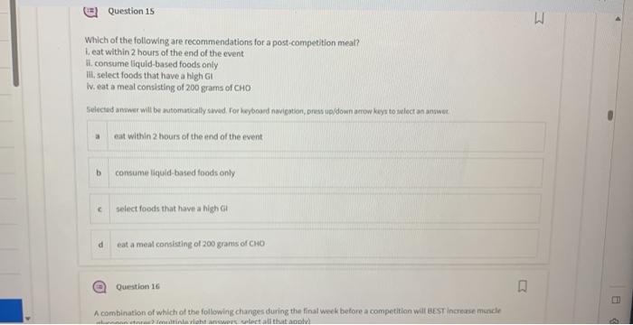 Solved A combination of which of the following changes | Chegg.com