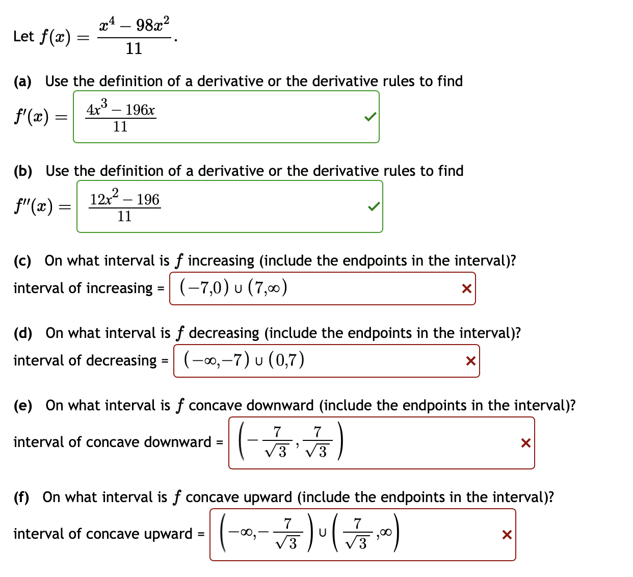Solved Consider the function f(x)=x2-8x+15x+5.Let | Chegg.com