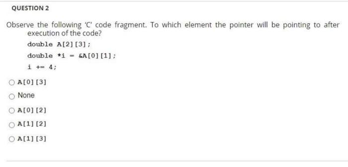 Solved QUESTION 1 What is the correct prototype of the | Chegg.com