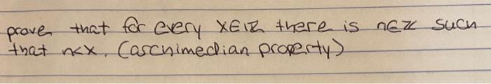 Solved prove that for every x∈Z there is n∈Z such that n | Chegg.com