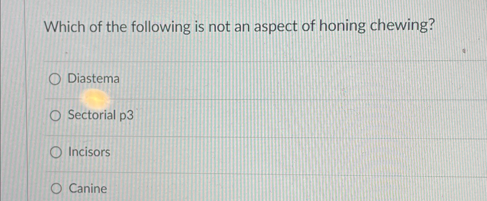 Solved Which of the following is not an aspect of honing | Chegg.com