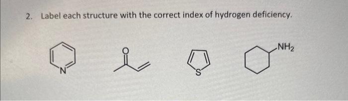 Solved 2. Label each structure with the correct index of | Chegg.com