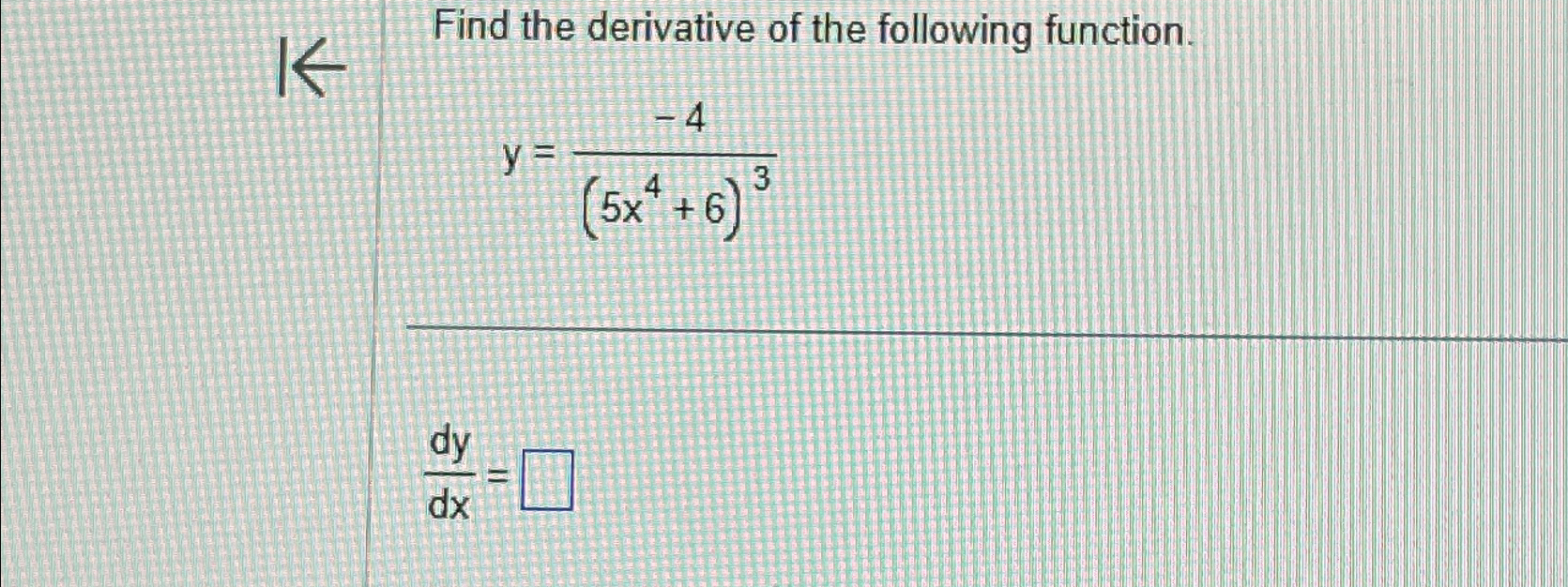 Solved Find The Derivative Of The Following
