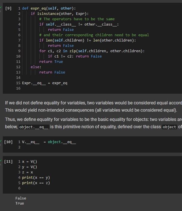 Solved class Expr(object): ***Abstract class representing | Chegg.com
