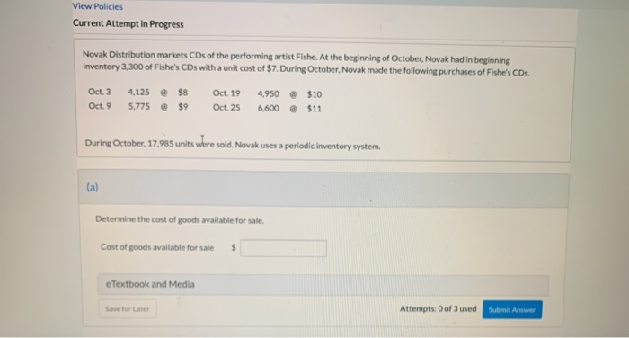 Solved View Policies Current Attempt in Progress Novak | Chegg.com