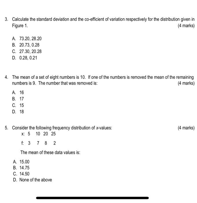 Solved 1. You are given a Grouped Frequency Distribution | Chegg.com