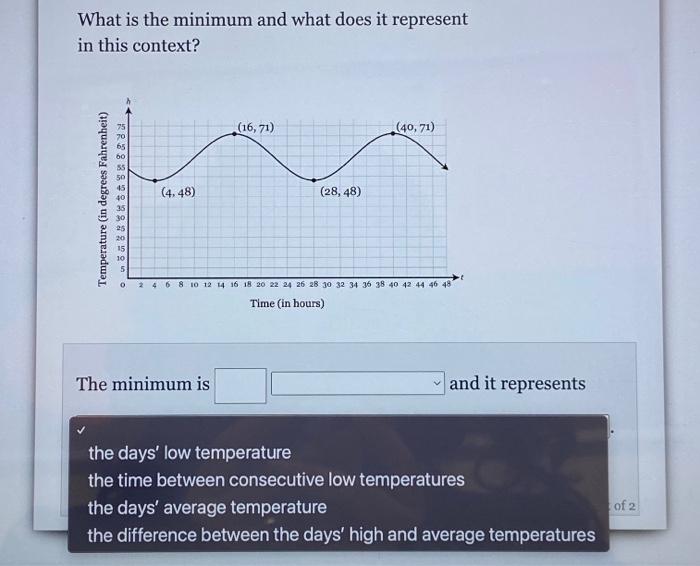 During a certain time of year, the daily temperature | Chegg.com