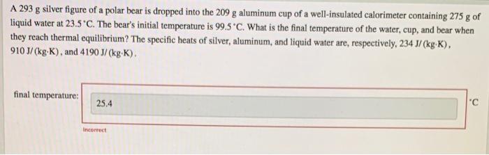 Solved Calculate the enthalpy change using the net ionic | Chegg.com