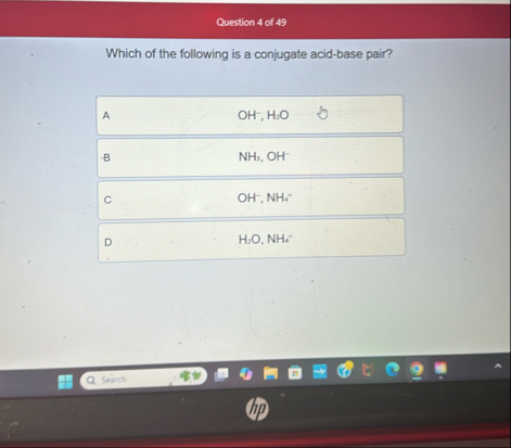 Solved Question 4 ﻿of 49Which of the following is a | Chegg.com