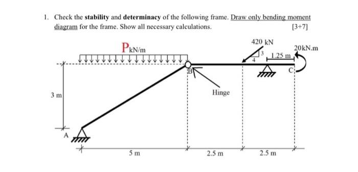 Solved 1. Check the stability and determinacy of the | Chegg.com