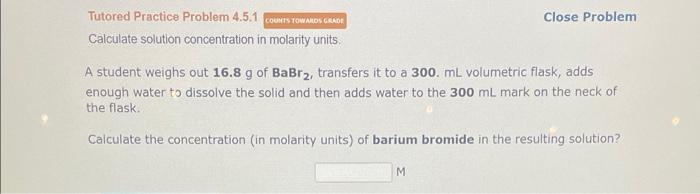 Solved Tutored Practice Problem 4.5.1 counts TOWARDS CRADE | Chegg.com
