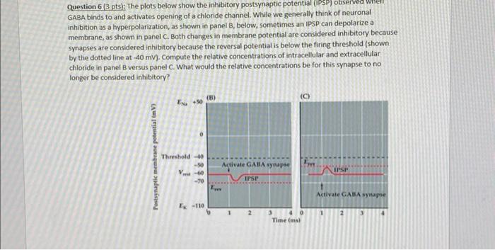 Solved Question 6 ( 3 pts): The plots below show the | Chegg.com