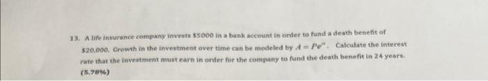 the answer is 5.78% , but I am not sure how to get | Chegg.com