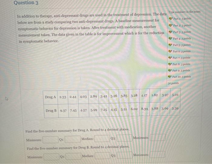 Solved In addition to therapy, anti-depressant drugs are | Chegg.com