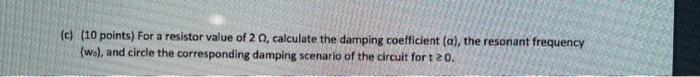 Solved Problem 1. (40 points) RLC transient circuits Using | Chegg.com