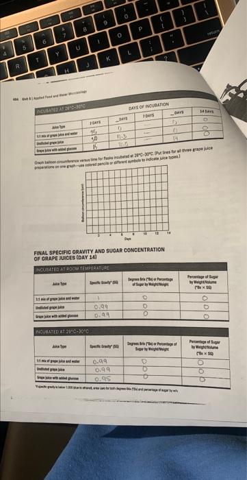 BALLOON CIRCUMFERENCES Graph balloon circumference | Chegg.com
