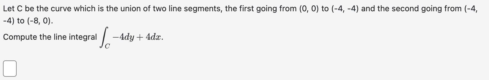 Solved Let C be ﻿the curve which is ﻿the union of ﻿two line | Chegg.com