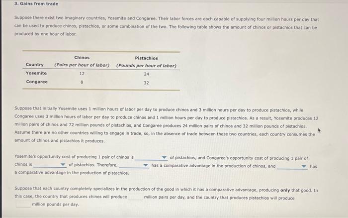 Solved Suppose there exist two imaginary countries, Yosemite | Chegg.com