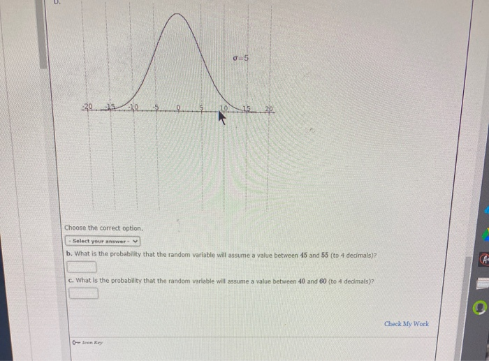 Solved eBook A random variable is normally distributed with | Chegg.com