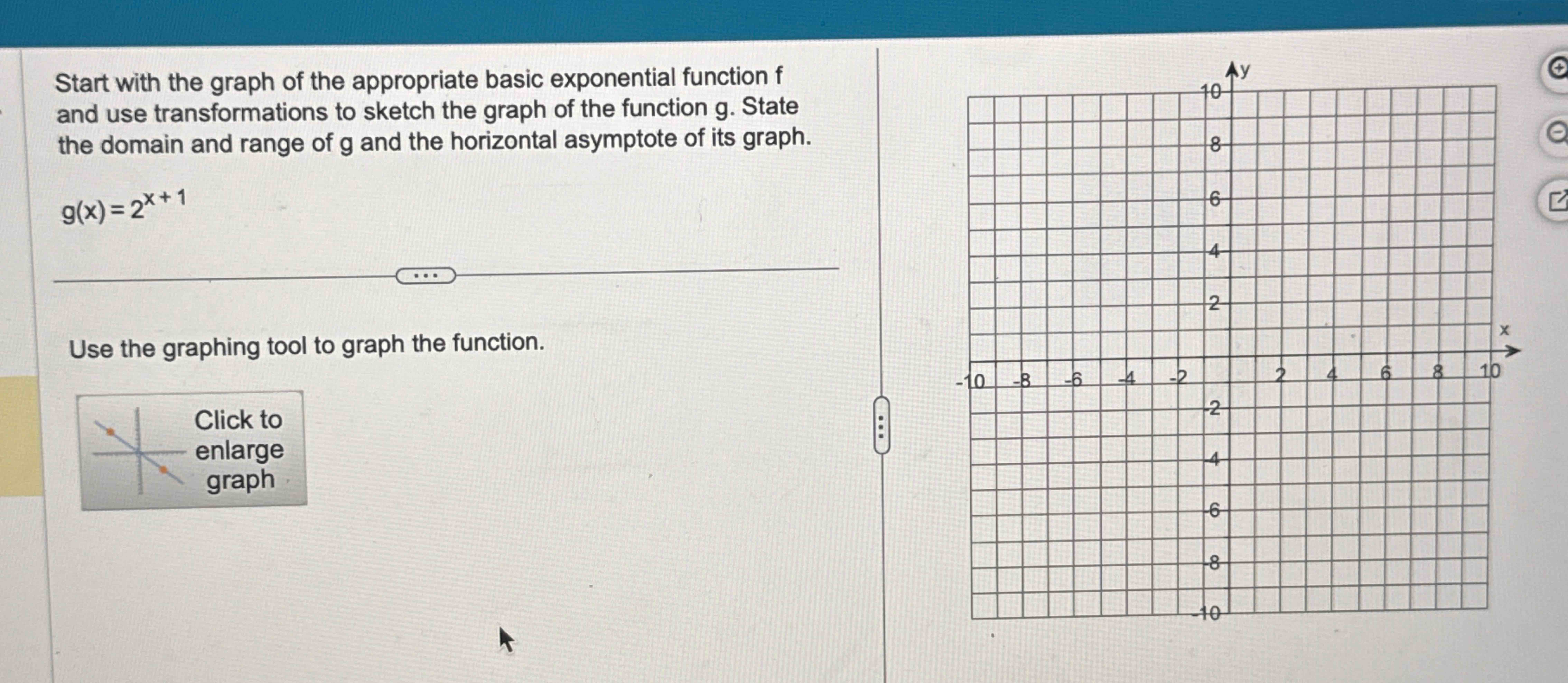 Solved Start with the graph of the appropriate basic | Chegg.com