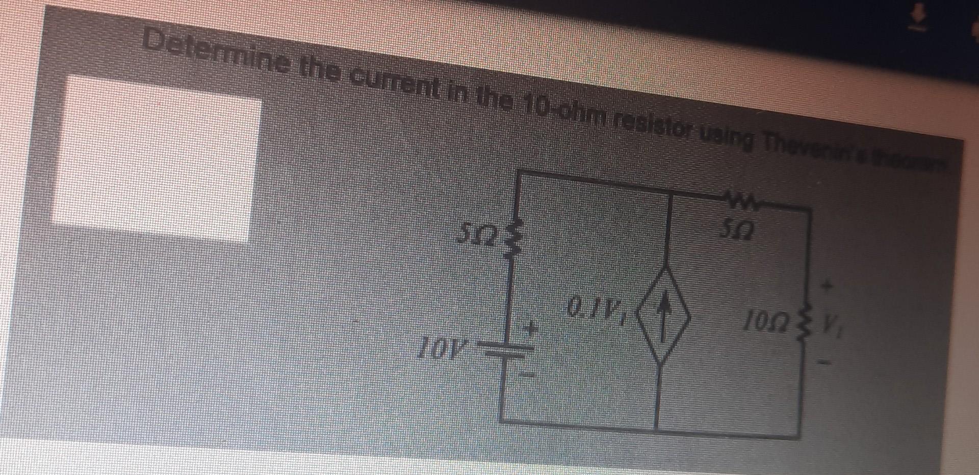 Solved Determine the current in the 10-ohm resistor using | Chegg.com