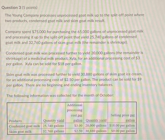Solved Using physical-measure method, what amount of the | Chegg.com