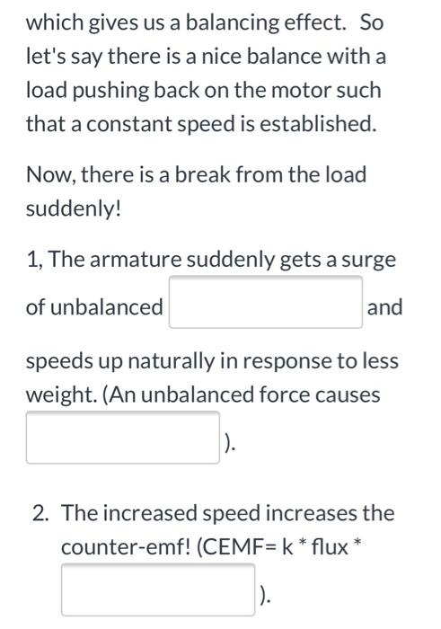 Solved DC Series Motor- Runaway Effect So what if the series | Chegg.com