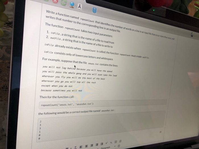 Solved Write a function named repeat Count that identifies | Chegg.com