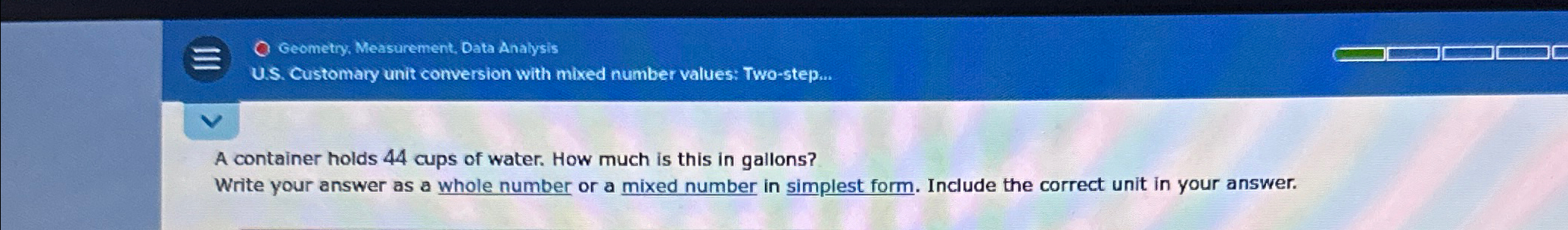 Solved Geometry. Measurement. Data AnalysisU.S. ﻿Customary | Chegg.com