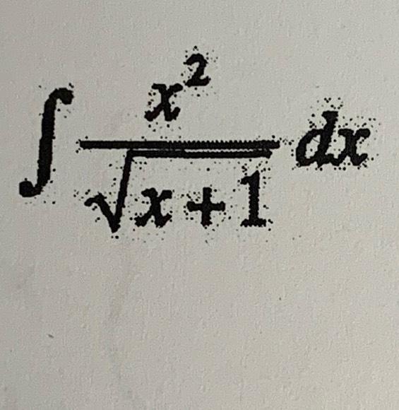 Solved ∫﻿﻿x2x+12dx | Chegg.com