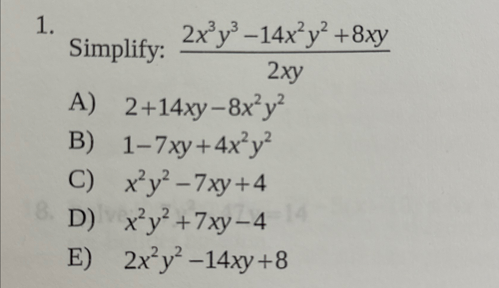 Solved Simplify: | Chegg.com